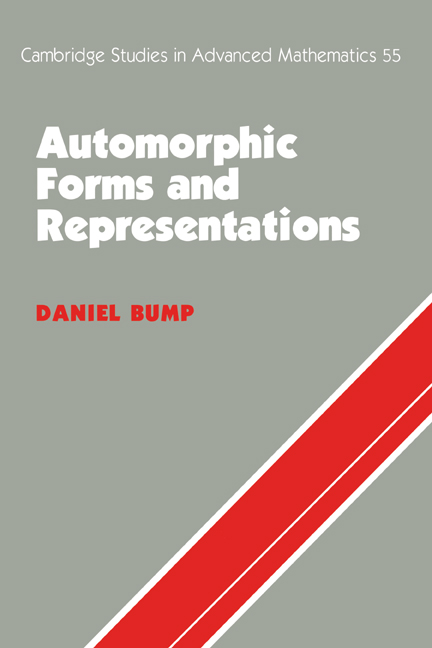 Automorphic Forms And Representations