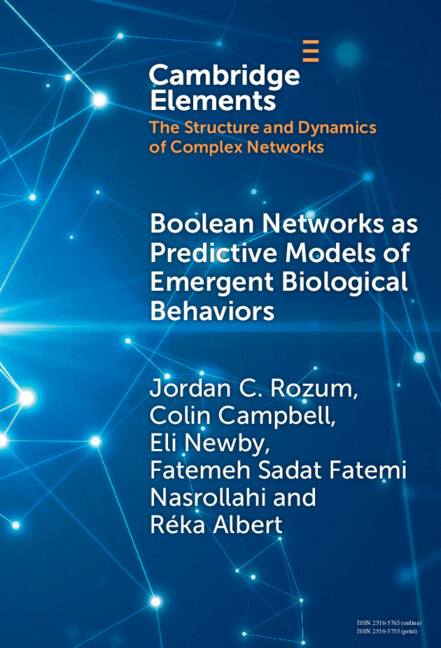 Boolean Networks As Predictive Models Of Emergent Biological Behaviors