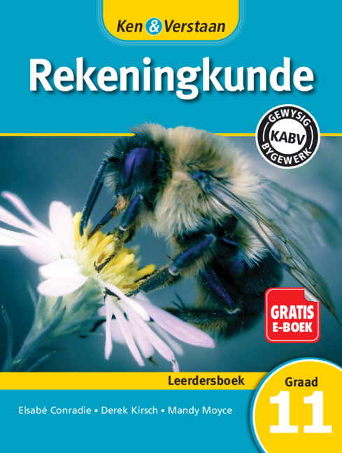 Ken & Verstaan Rekeningkunde Leerdersboek Graad 11 (1 Year) Elevate ...