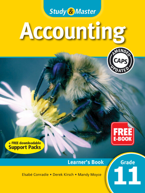 Study & Master Accounting Learner's Book Grade 11 | Cambridge ...