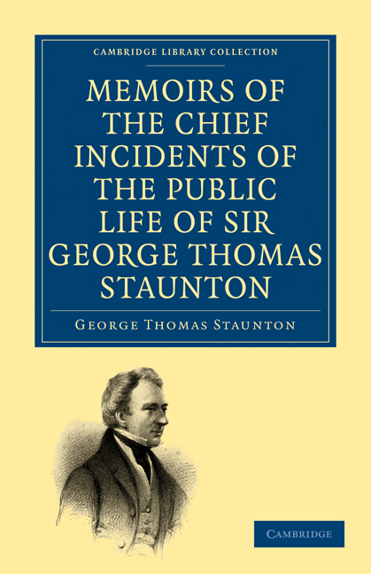 Memoirs of the Chief Incidents of the Public Life of Sir George Thomas ...
